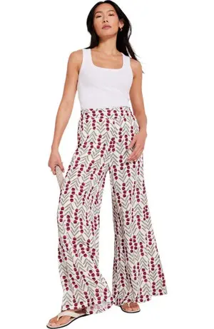 Mint Velvet Printed Wide Leg Trousers