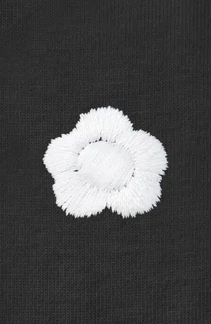 DALIX Lil Flower Lightweight Jersey Tee - Dark Gray