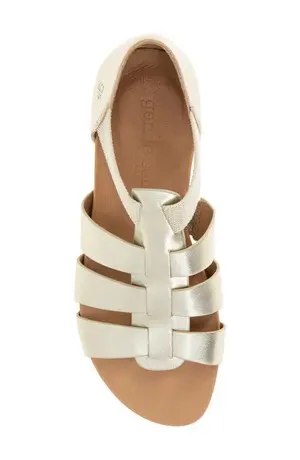 Gentle Souls Lennon Strappy Sandal - Soft Gold Leather
