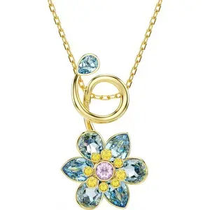 SWAROVSKI Idyllia Floral Pendant Necklace - Blue