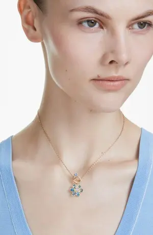 SWAROVSKI Idyllia Floral Pendant Necklace