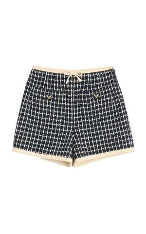 VALENTINO Bow-Detailed Virgin-Wool Blend Shorts