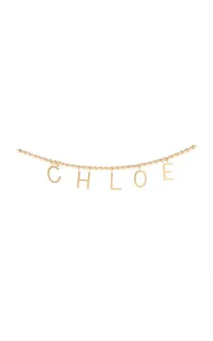 Chloé Letters Chain Belt - Gold