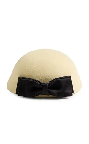 Valentino Garavani Bow-detailed Felt Beret - White