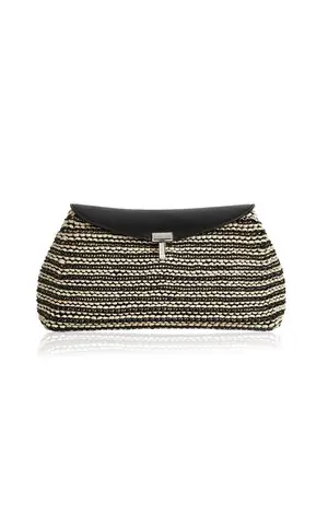 TOTEME Woven Leather Clutch