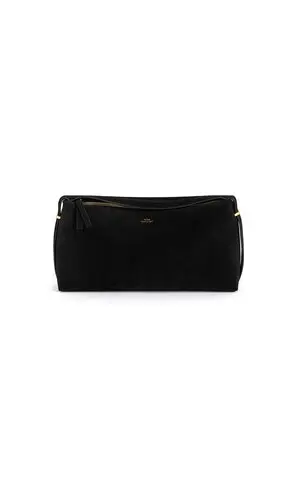 TOTEME Belted Suede Clutch
