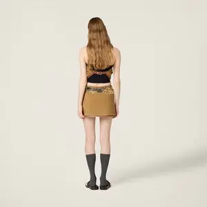 Miu Miu Suede Bandana Top