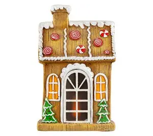 NORTHLIGHT 14' Led Gingerbread House Christmas Ecor - One-color