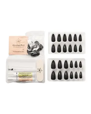 NAIL REFORMATION Press On Nails Black