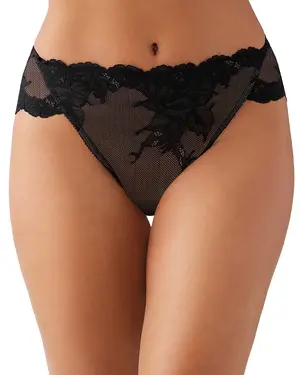 Wacoal Vivid Attraction High Cut Underwear Black