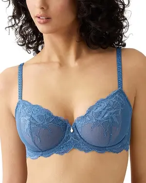 Wacoal Vivid Attraction Underwire Bra - Blue Horizon