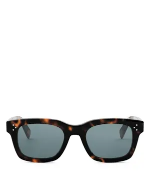 Celine Geometric Sunglasses, 51mm - Havana/blue