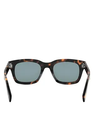 Celine Geometric Sunglasses, 51mm - Havana/blue