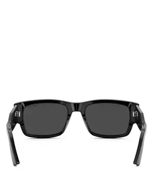 Dior Label S1i Rectangular Sunglasses - Black/smoke