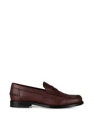Men's Brown Leather Loafers