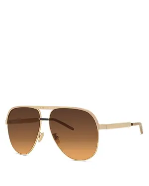 Givenchy G Ride Aviator Sunglasses - Gold/brown