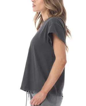 Heaven Boxy Tee - Charcoal