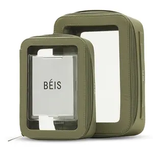 BEIS The In Flight Cosmetic Case - Olive