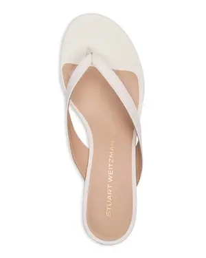 STUART WEITZMAN Rio Sleek 35 Sandals - Cream