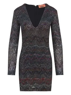 Missoni Short Lame' Raschel Workmanship Caftan - Multicolour