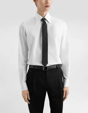 Dolce & Gabbana Dg Logo Jacquard Neck Tie - Black