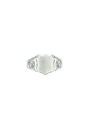 SERGE DENIMES Shield Ring - Silver