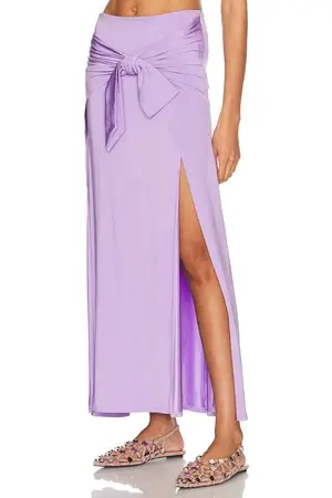 Rabanne Tie Maxi Skirt