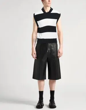 Thom Browne Striped Knitted Sleeveless Sweater