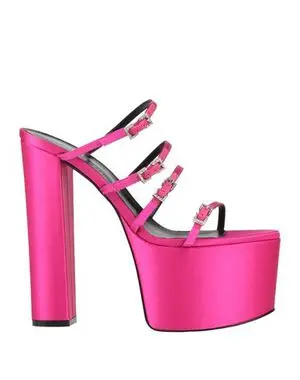 EVANGELIE SMYRNIOTAKI X SERGIO ROSSI Platform Sandals - Magenta
