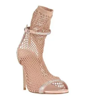 LE SILLA Embellished Stiletto Sandals - Beige