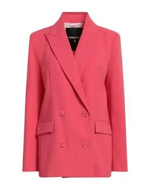 Patrizia Pepe Double-breasted Blazer - Fuchsia