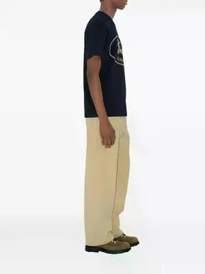 Burberry Knight Stamp Cotton T-shirt - Blue