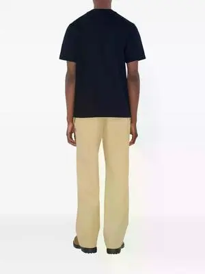 Burberry Knight Stamp Cotton T-shirt - Blue