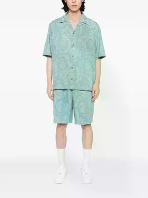 Versace Barocco Chambray Shorts