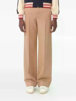 Valentino Garavani Wool Trousers - Neutrals