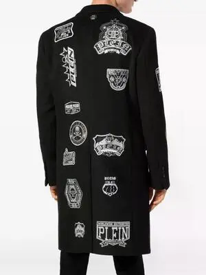 Philipp Plein Patchwork Overcoat