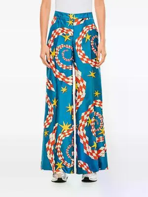 Alberto Biani Graphic-print Trousers