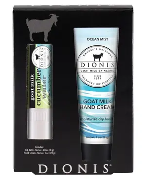 DIONIS GOAT MILK SKINCARE Goat Milk Cucumber Water Lip And Hand Cream Set - No Color