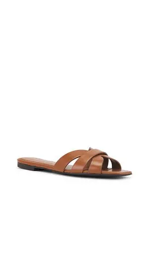 Raye Almodovar Flat Sandals - Tan