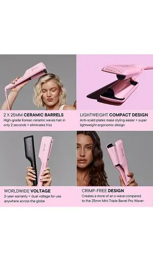 MERMADE HAIR Double Waver - Black