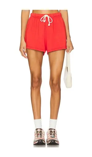 PERFECTWHITETEE French Terry Sweat Shorts - Red