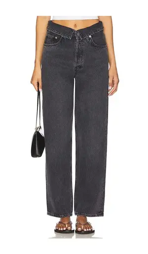 AGOLDE Echo Taper Jeans - Black