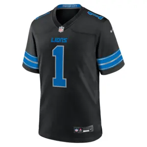 Nike Jameson Williams Detroit Lions Nfl Game Jersey - Black