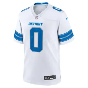 Nike Jahmyr Gibbs Detroit Lions Nfl Game Jersey - White