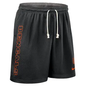 Nike Cincinnati Bengals Sideline Reversible Nfl Shorts - Black