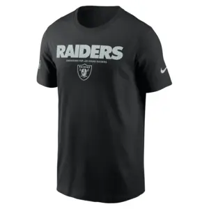 Nike Las Vegas Raiders Sideline Team Issue Dri-fit Nfl T-shirt