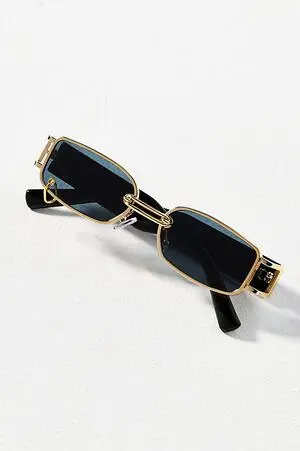 FIFTH & NINTH Rectangle Sunglasses - Black