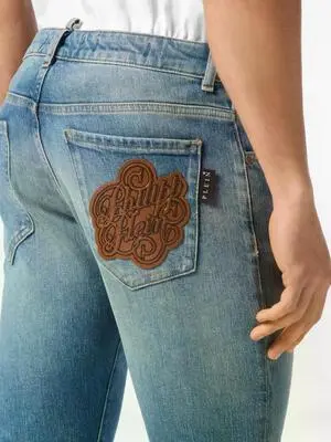 Philipp Plein Logo-patch Jeans