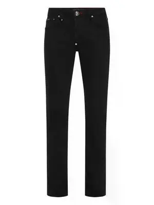 Philipp Plein Straight Leg Jeans - Black
