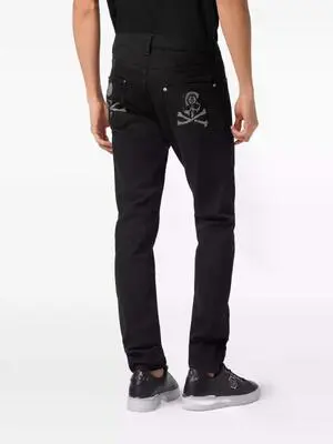 Philipp Plein Straight Leg Jeans - Black